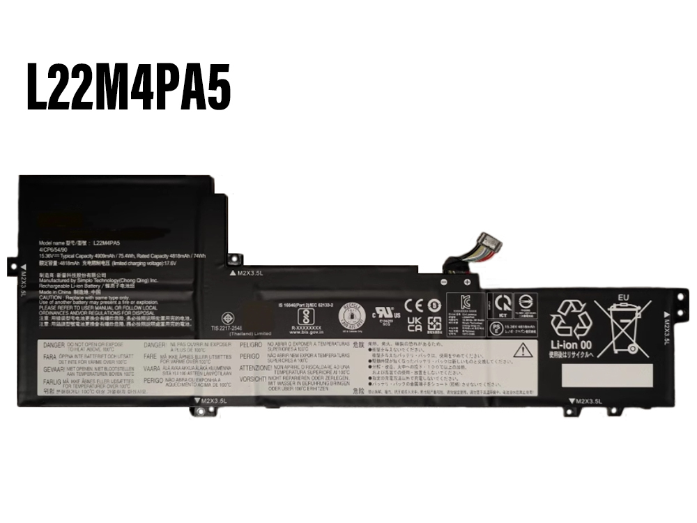 Replacement Laptop Battery for LENOVO L22M4PA5: battery